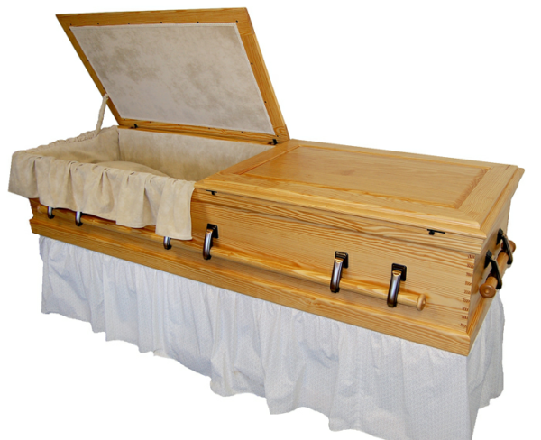 Hand Crafted Flat Top Wooden Caskets | Newton and Wichita, KS